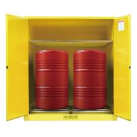 China Double Door Oil Drum Laboratory Storage Cabinet Fire Resistant Combustible Vertical for sale