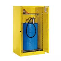 China Double Door Oil Drum Laboratory Storage Cabinet Fire Resistant Combustible Vertical for sale