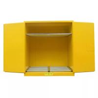 China Double Door Oil Drum Laboratory Storage Cabinet Fire Resistant Combustible Vertical for sale