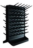China Corrosion Resistance Single Face Lab Drying Rack Pegboard Laboratory Accessories for sale
