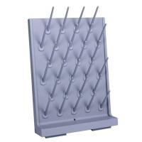 China Corrosion Resistance Single Face Lab Drying Rack Pegboard Laboratory Accessories for sale