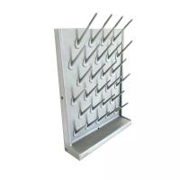 China Corrosion Resistance Single Face Lab Drying Rack Pegboard Laboratory Accessories for sale