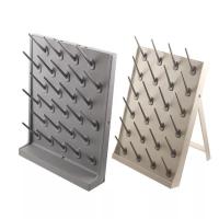 China Corrosion Resistance Single Face Lab Drying Rack Pegboard Laboratory Accessories for sale