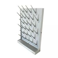China Corrosion Resistance Single Face Lab Drying Rack Pegboard Laboratory Accessories for sale
