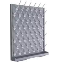 China Grey White Black Single Face Lab Drying Rack Pegboard Laboratory Accessories for sale