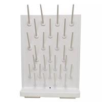 China Grey White Black Single Face Lab Drying Rack Pegboard Laboratory Accessories for sale