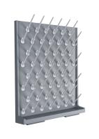 China Single Face Plastic Stainless Steel Lab Drying Rack Laboratory Accessories for sale