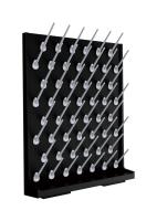China Single Face Plastic Stainless Steel Lab Drying Rack Laboratory Accessories for sale