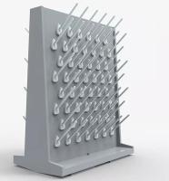 China Single Face Plastic Stainless Steel Lab Drying Rack Laboratory Accessories for sale