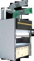 China UV Photolysis Small Laboratory Fume Hood 1490m3/H Multi Layer for sale