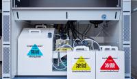 China Aluminum Fume Cupboard Exhaust PLC Control Fume Hood In Chemistry Lab 12KW for sale
