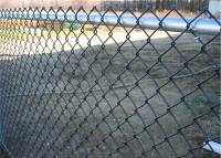 China 1m-50m PVC Coated Chain Link Fence Hot Dipped Galvanized Green for sale