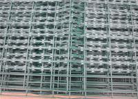 China Galvanised Welded Razor Wire Mesh Barbed Diamond Mesh Fencing for sale