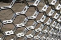 China Tortoise Shell Mesh And 2.5mm Hexmesh Grid Cyclones Refractory Lining Hexmetal  Mesh for sale