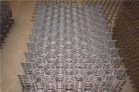 China 50X50mm Low Carbon Steel Metal Hex Mesh And Anchor Lining for sale