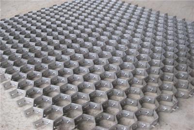 China 2mm Hexmesh Refractory Hex Grid And Flex Metal Refractory Lining for sale