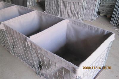China 4.5mm Hesco Barrier Retaining Wall Welded Military Bastion Gabion for sale