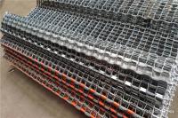 China 4ftx3FT Plate 304 Stainless Steel Honeycomb Mesh Belt Galvanized Steel Drag Mat For Football Turf Field for sale