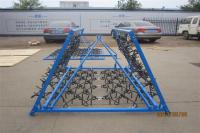 China Galvanized 3 Point Hooked Spring Tooth Drag Harrow For Tractor for sale