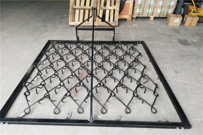 China Mounted Chain Grass Harrows 12' - 3 Way Folding Trailed Harrow -Double Length for sale