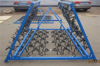 China Agricultural Drag Chain Harrow 1m-6m Width Four Wheeler Harrow for sale