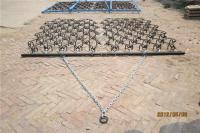 China Agricultural Drag Chain Harrow 1m-6m Width Four Wheeler Harrow for sale