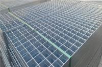 China Plain Galvanized Serrated Bar Grating Rectangular Or Round Shape for sale