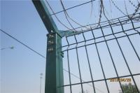 China Prism Curved 3D Welded Wire Fence / 1m-2.4m V Mesh Fencing Panels for sale