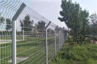 China Green Security 3D Welded Wire Fence Folding Curved Mesh Fence for sale