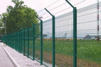 China Powder Coated 3D Welded Wire Fence 50x100mm PVC Coated Wire Fence for sale