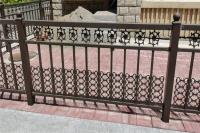China Tubular Garrison Security Fencing For School Factory Railway for sale