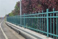 China Boundary Steel Tubular Picket Fence Powder Coated Garrison Fence for sale