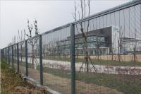 China Powder Coated 358 Anti Climb Fence Green Anti Climb Security Fencing for sale