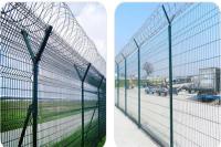 China Galvanised Steel Prison Security Fence Q235 Razor Blade Wire Fence for sale