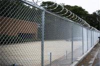 China Galvanized Steel Razor Wire And Barbed Wire Fences For High Security Anti Climb Fencing System Supported By Y Posts for sale