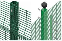 China Anti Theft 358 Mesh Fencing Q235 Galvanized Steel Clearvu Security Fence for sale