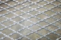 China Galvanized Welded Razor Wire Mesh 1800mm 2000mm Concertina Wire Fence for sale