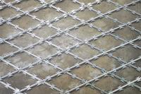 China Welded Razor Barbed Wire Fence With 25-35mm Barbs And 75X150mm Mesh for sale