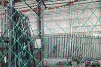 China Concertina Blade Razor Wire Fence Green Razor Diamond Mesh Fencing for sale