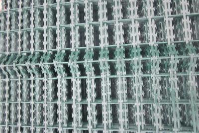 China 1600mm Galvanized Razor Barbed Wire Mesh Fence Welded Razor Wire Mesh for sale