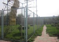 China 6ft Tall Galvanized Commercial Plain Or Barb Wire Top Fence From Factory Supply for sale