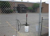 China Tennis Court Chain Link Fences 10 Ft High Vinyl Coated Black Or Green Fro Market for sale