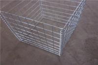 China Galvanised Welded Gabion Wire Mesh Box For Garden Landscaping for sale