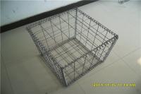 China Iron Wire Mesh Rock Baskets Galvanized Stone Cages For Garden Walls for sale