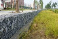 China Galfan Coating Gabion Rock Box 100x100mm Mesh Boxes For Stones for sale