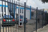China 2400mm Railing Aluminium Tubular Fencing Flat Top Tubular Aluminum Fence for sale