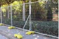 China White Temporary Security Fence 1.8m Height Perimeter Patrol Temporary Fencing for sale