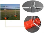 China Outdoor Temporary Removable Fence 6x12 Powder Coated Galvanized Temporary Fence for sale