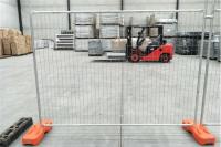 China Site Hoarding Temporary Security Fence 2.4m Anti Climb Heras Fencing for sale