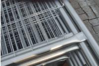 China Building Galvanized Site Security Fencing 75*150mm Portable Security Fence for sale